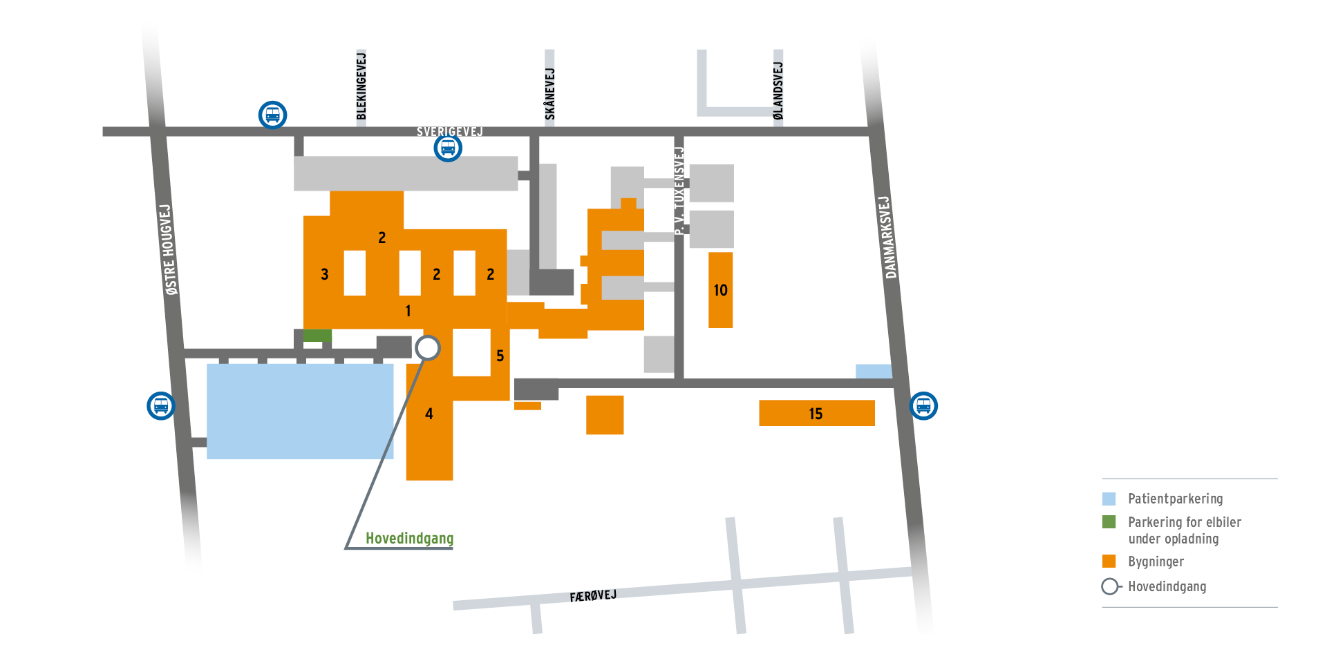Oversigtskort Middelfart Nærhospital